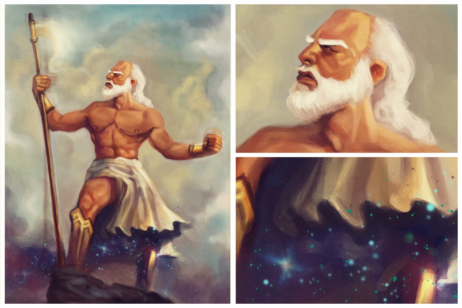 Issaozera - Illustrator: Livro Portifólio 2014 (Jundiaí) - Deus Cronos
