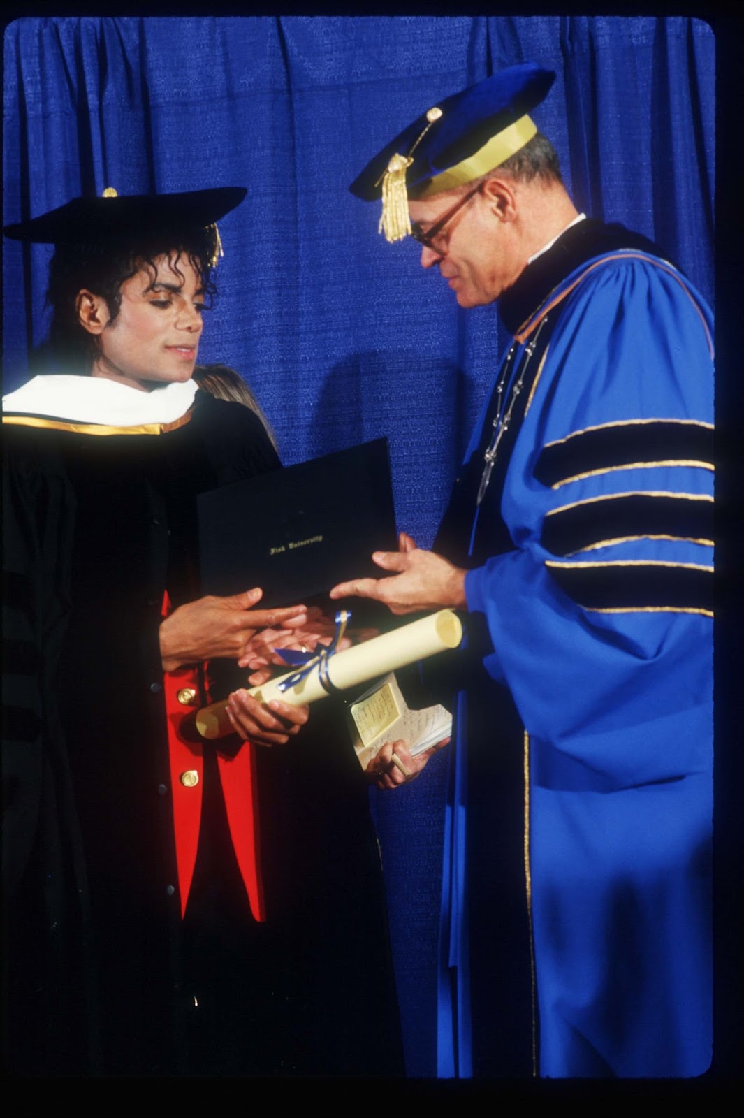 Michael Jackson Attending the 44th Annual United Negro College Fund ...
