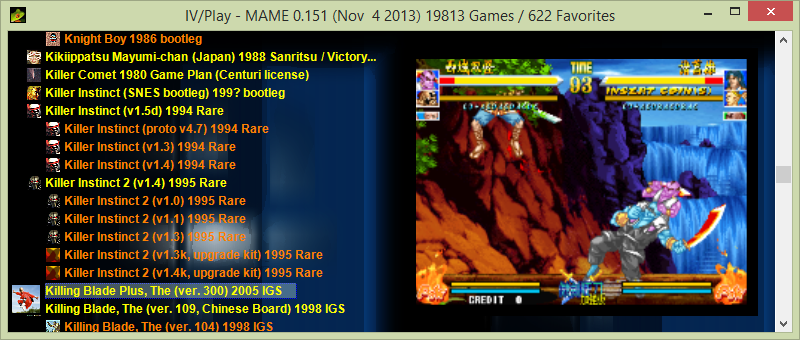 MameUI v0.151 - EmuCR