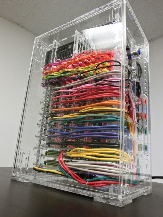 Um dos mais belos projetos de cluster feitos com Raspberry Pi's