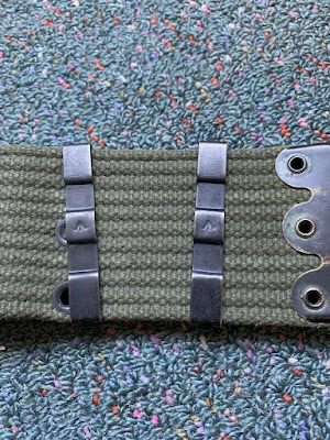 Webbingbabel: Australian Army M-56 Webbing Belt Vietnam Era