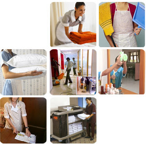 Housekeeping: section-section yg ada di dalam house keeping