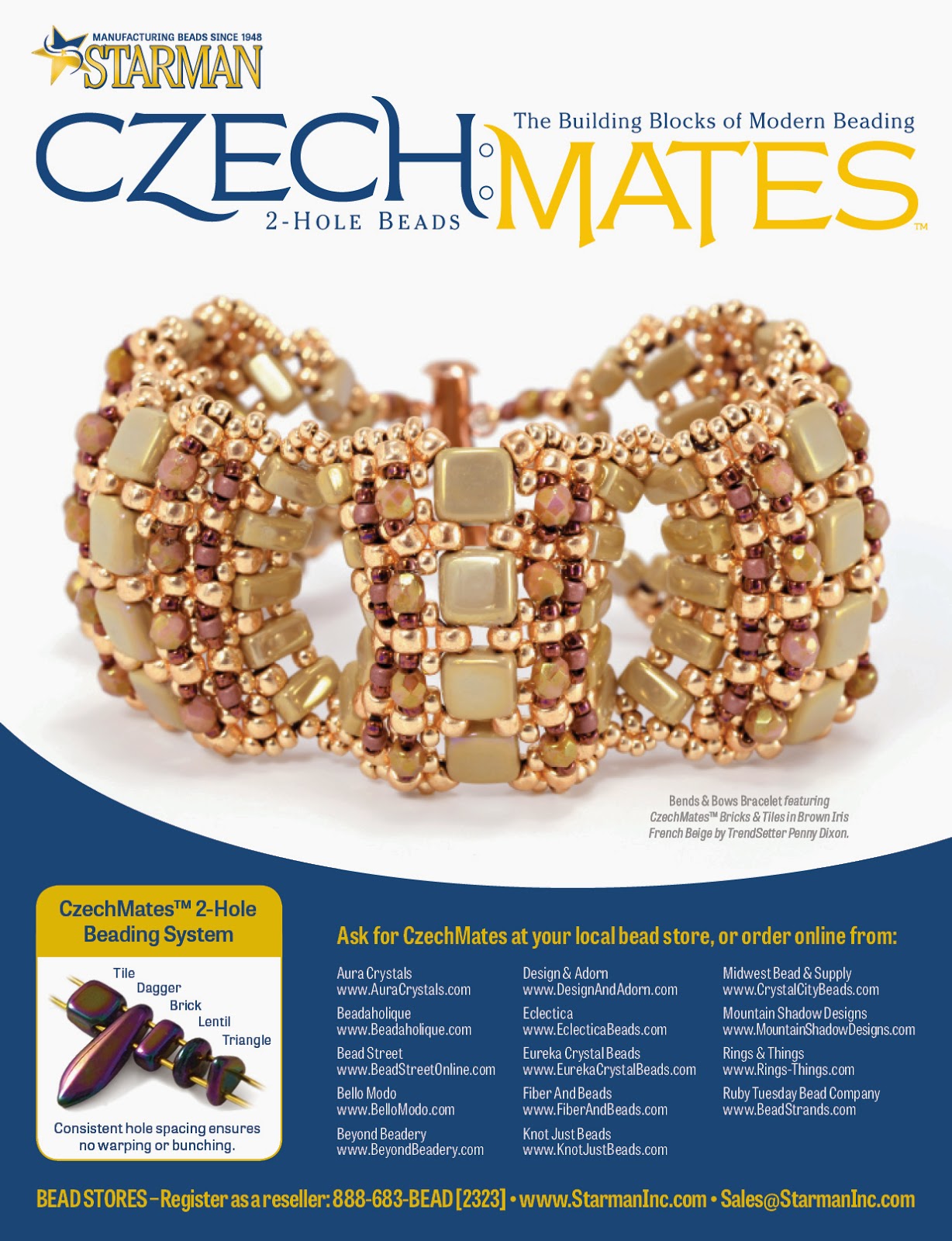 The New Basic: Beige Beads ~ Starman Bead Blog – News of the Bead World