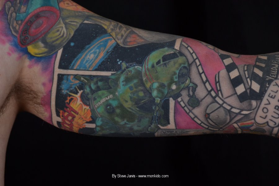 Monki Do Tattoo Studio: Beano, Red Dwarf, Only Fools and Horses Sleeve ...