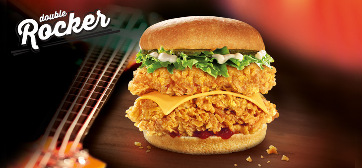 kavoniho žrádlo: Rocker, Double Rocker, KFC