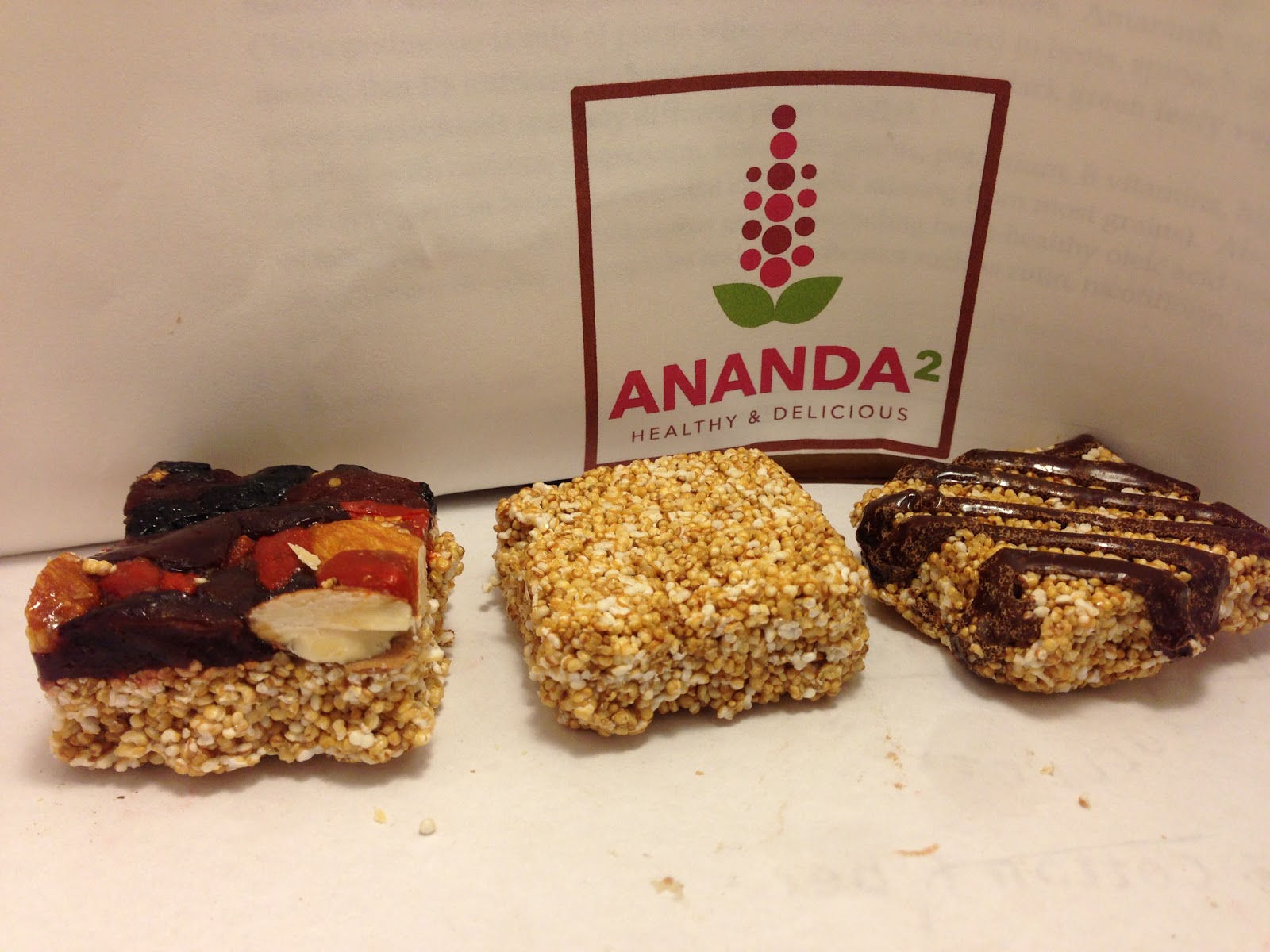 Crazy Food Dude: Review: Ananda Squares by Isaac Roberts