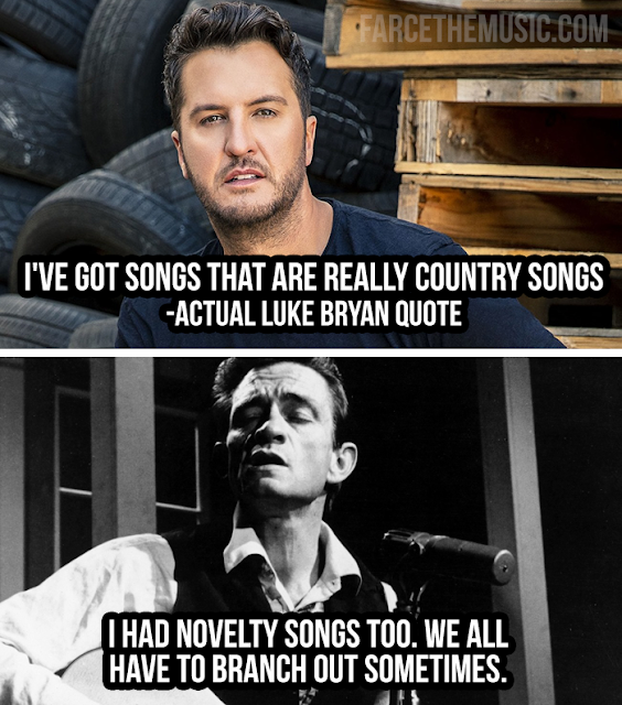 Farce the Music: Monday Morning Memes: Luke Combs, Luke Bryan, Kane Brown