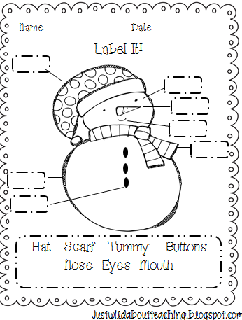 Just Wild About Teaching: Tis' the Season for a Snowman Freebie!