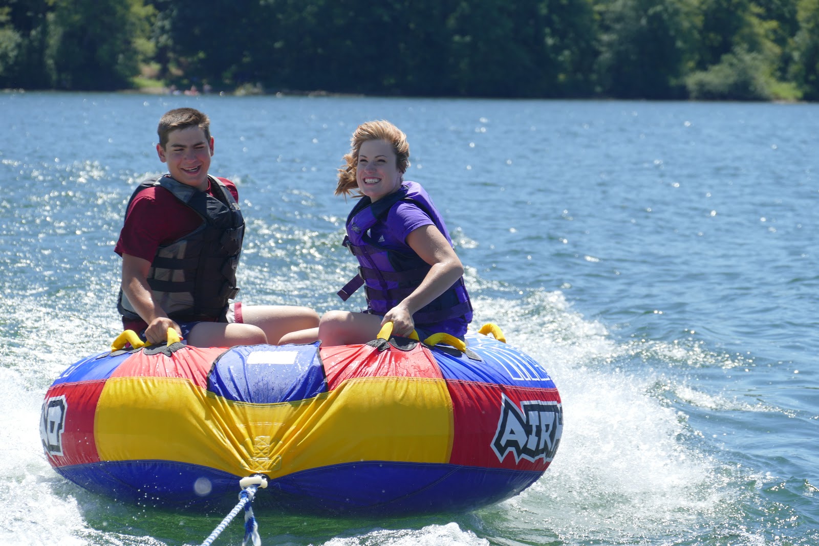 Only One Day Like Today: First Boating and Tubing of the Year!!!!
