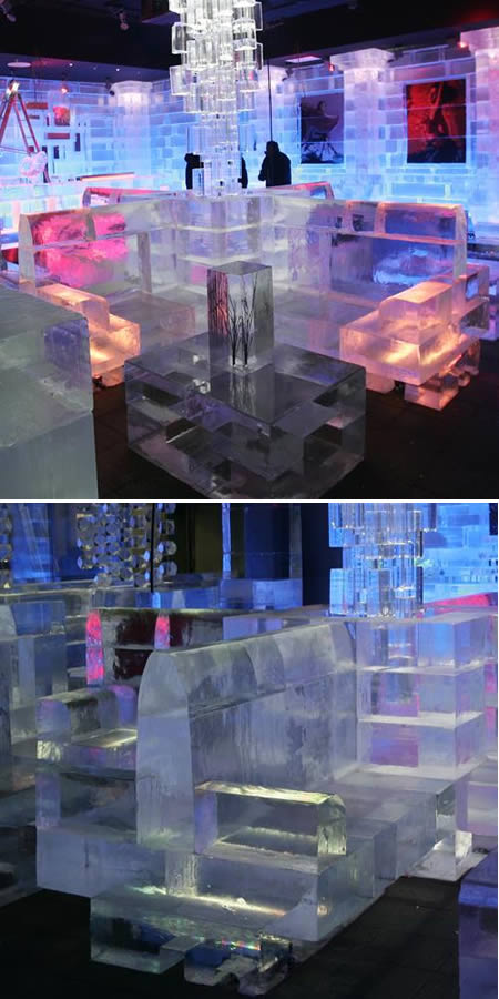 Pubs, Bars and Hotels: Chillout: made entirely out of ice