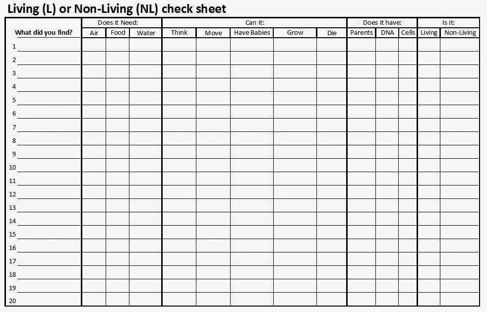 BBE 1st Grade Science Lab!: Living/Non-Living, Air & Wind