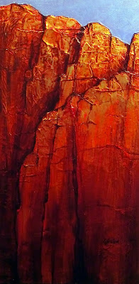 CAROL NELSON FINE ART BLOG: "RED CLIFF" 11011, daily painter aluminum ...