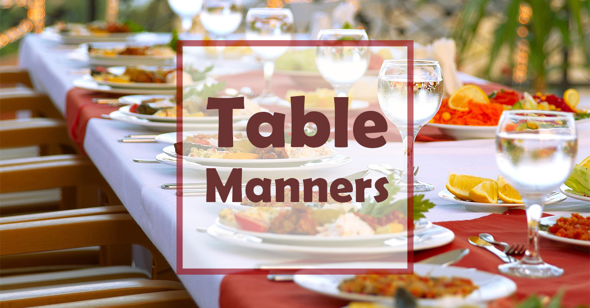 Memahami Makna Table Manner