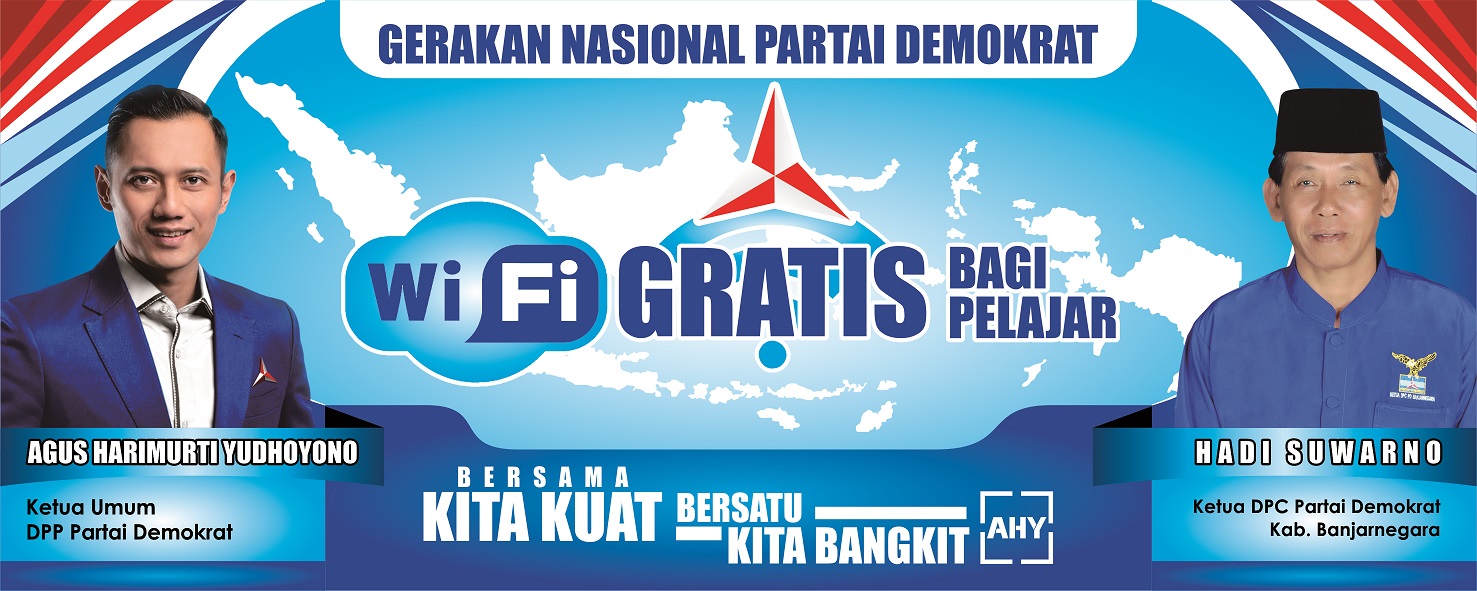 Whonesia Graphic Design : Spanduk dan Backdrop Event Partai Demokrat