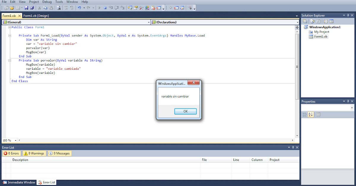 DESARROLLA DE SOFTWARE UTILIZANDO PROGRAMACION ORIENTADA A OBJETOS 3A-EMM: EJERCICIO 18 VISAUL BASIC