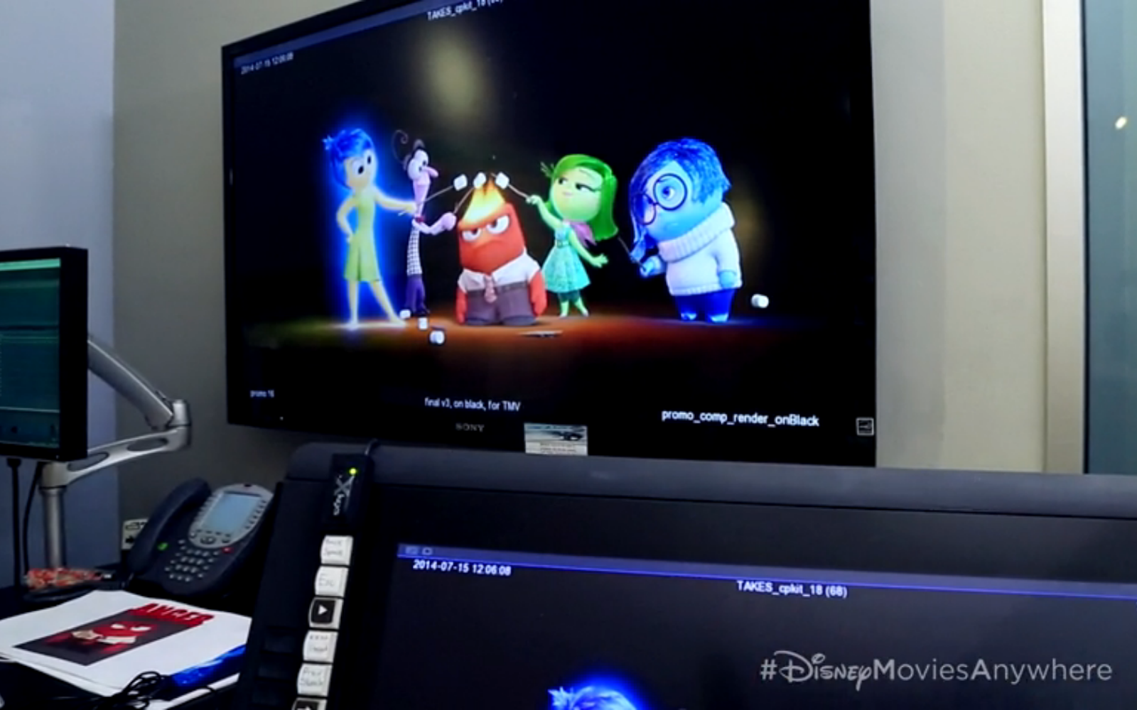 Take a look Behind-The-Scenes of Pixar's 'Inside Out' - First Look At ...