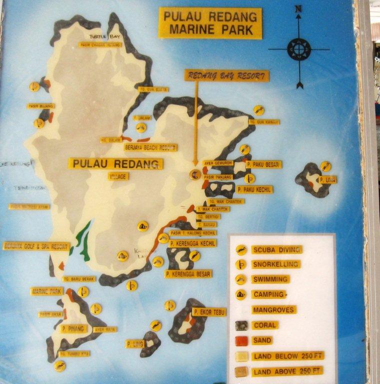 Pulau Redang Map