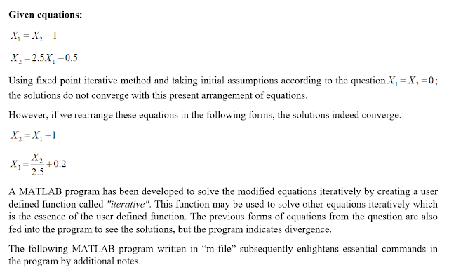 Everything Modelling and Simulation: Iterative Method to Solve System ...