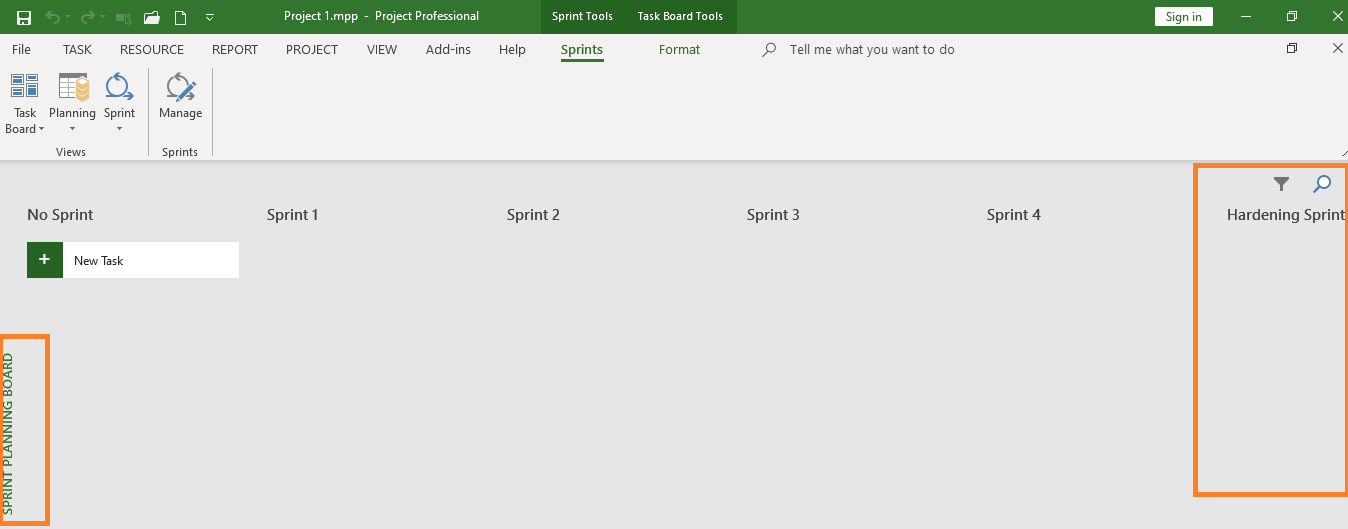MANAGEMENT YOGI: Microsoft Project 2019 Agile: Working with Sprints ...