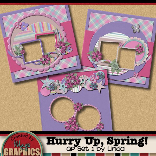 MagsGraphics Digital Scrappin' Blog: Hurry Up, Spring! - Layouts ...