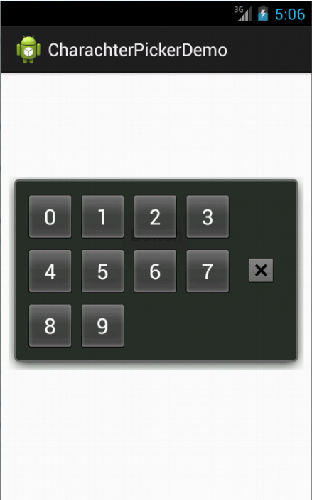 Mr. Bipin S. Rupadiya: Android Character Picker Dialog Example
