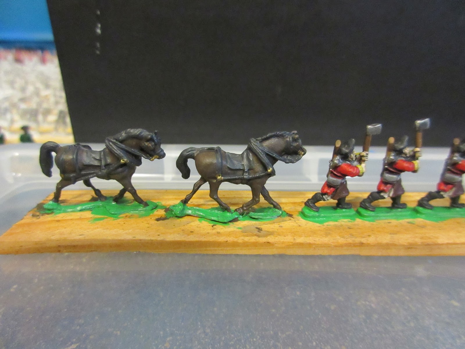 Mars Miniatures Commissions: 15mm AWI Continental Marines & British Sappers