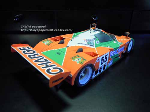 Mazda 787B Paper Model | Paperized Crafts