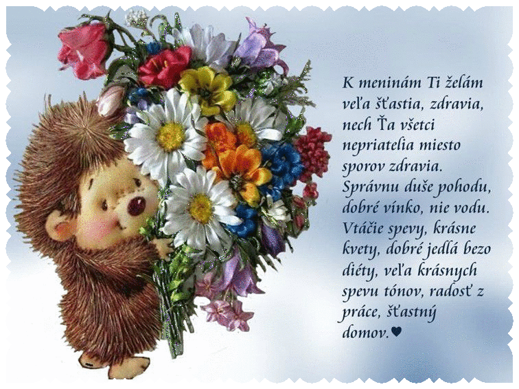 Obrázky pre radosť ♥: Meniny