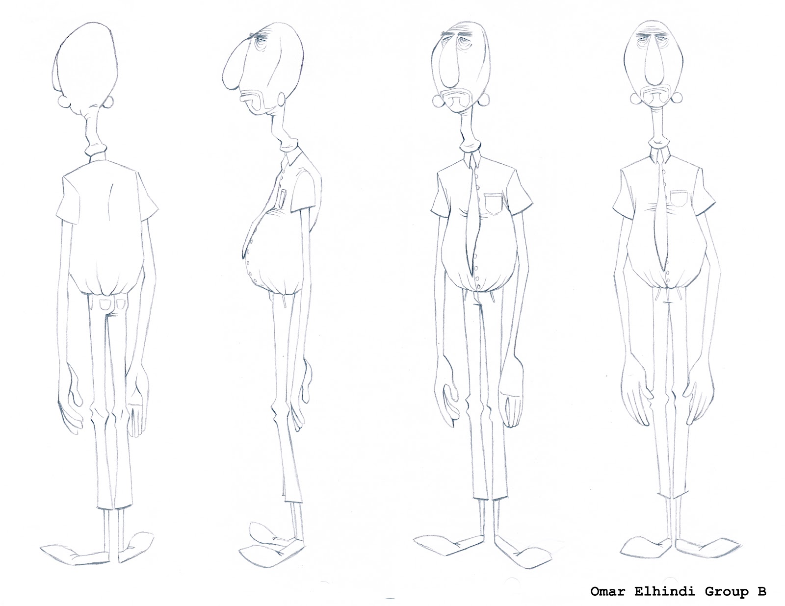 Omar's Animation Blog: Character Design Class