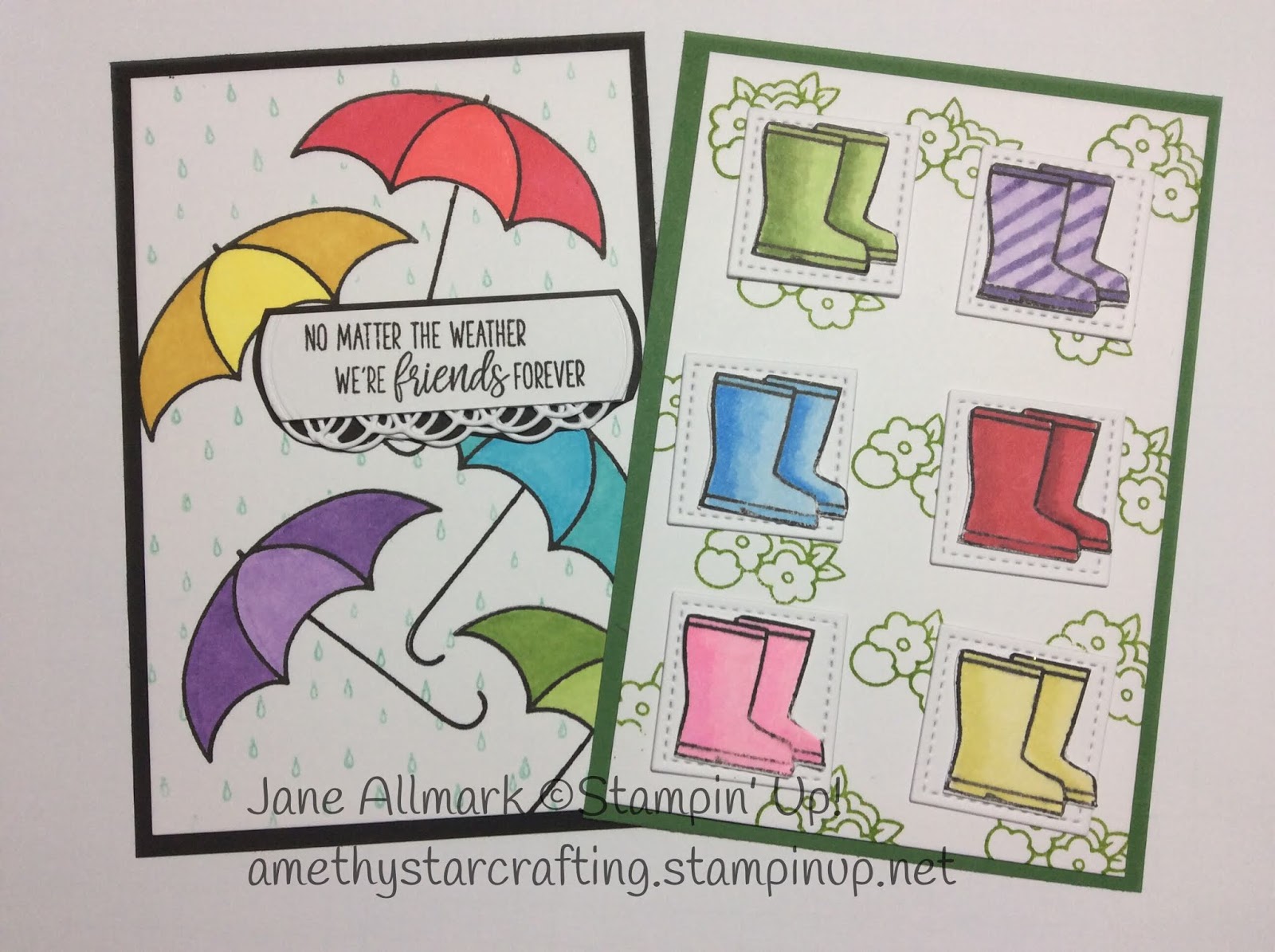 Crafting With Jane: Stampin' Up! Under My Umbrella