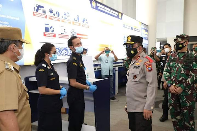 Kapoldasu Dan Pangdam I Bb Tinjau Bandara Kualanamu Perketat Prokes