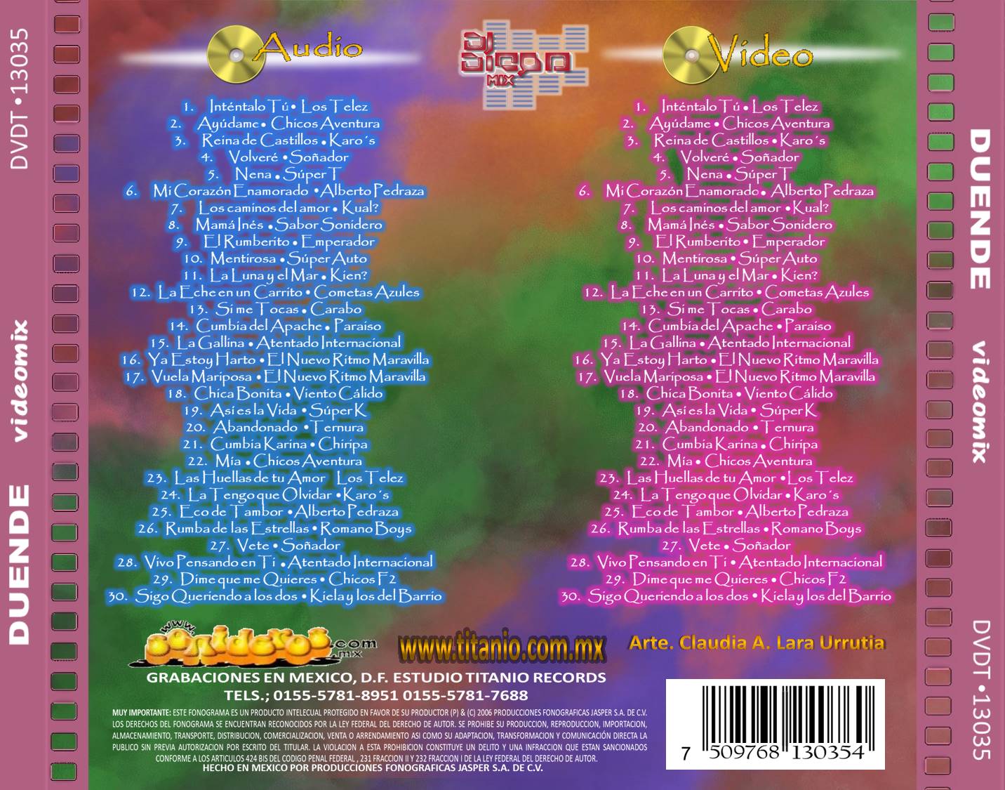 D.j. Diego Mixx: Duende Mix "Duende videomix"