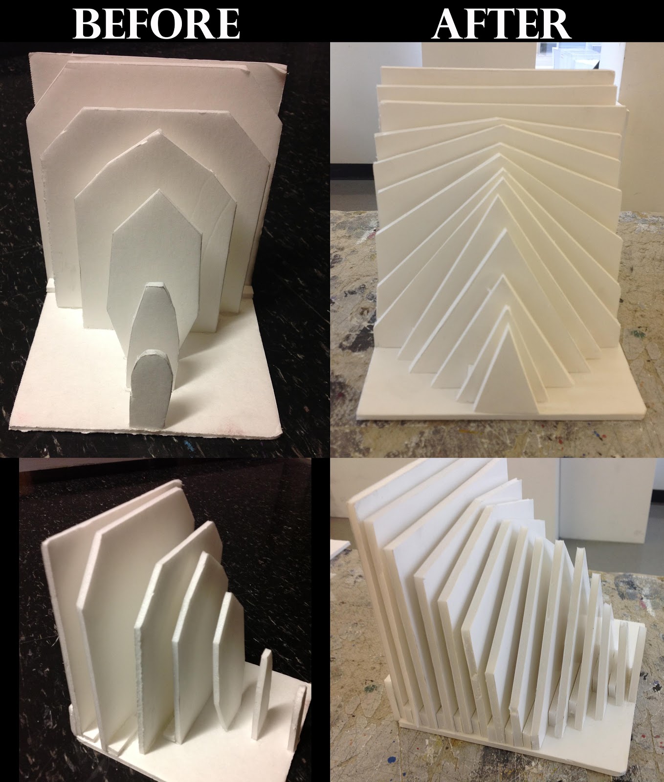 Ivana In 3D: Photos: Foam Core Explorations