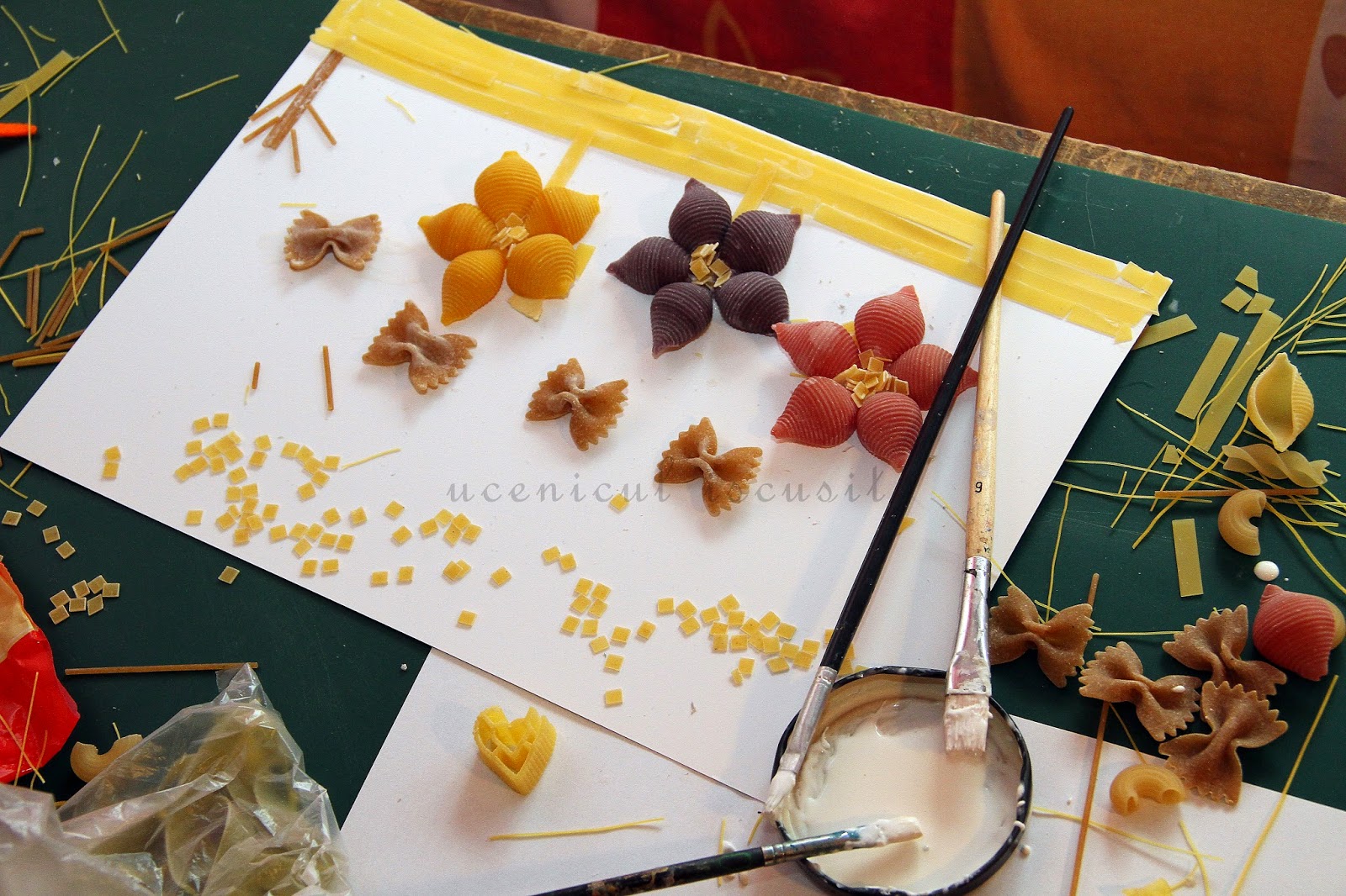 Ucenicul Iscusit: ATELIER DE COLAJ CU PASTE FAINOASE