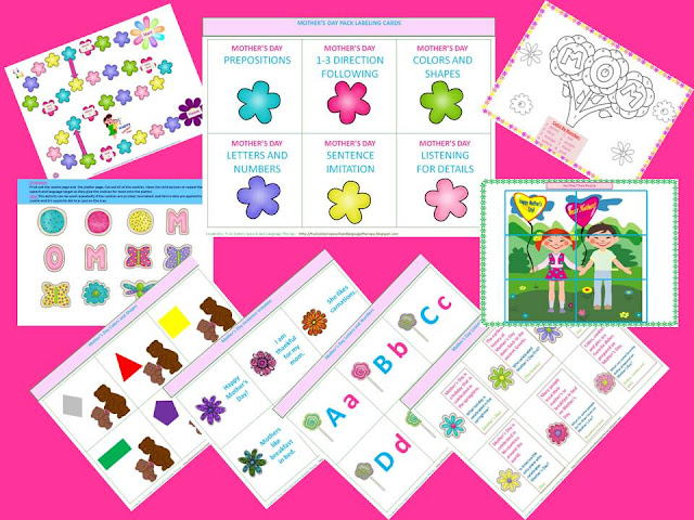 Twin Speech, Language & Literacy LLC: Mother's Day Speech, Language ...