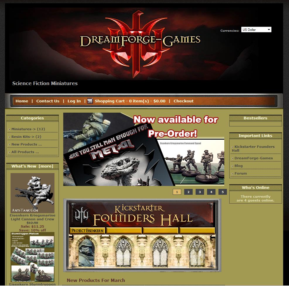 DreamForge-Games: New store front, 10% off sale on pre-order ...