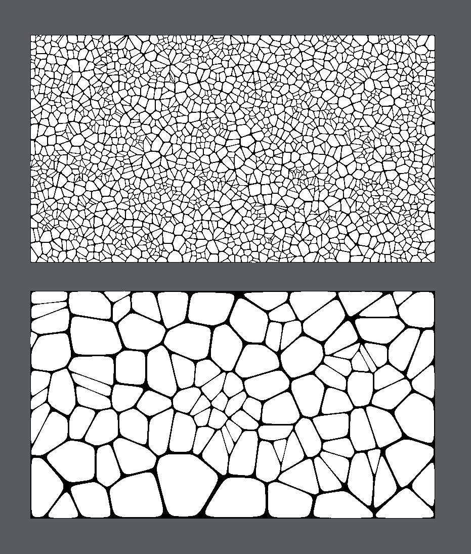 KRЯRL DЯAWINGS: Voronoi Patterns and Stippling