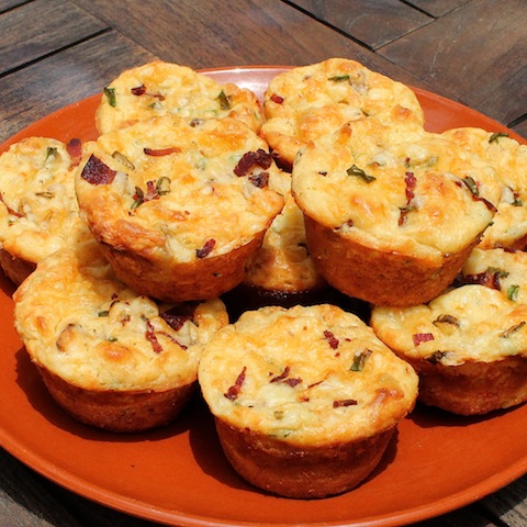 Food Lust People Love: Loaded Baked Potato Muffins #MuffinMonday