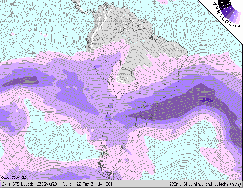 Meteorología Básica: Interpretación del mapa de Vientos a 200MB