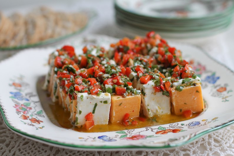 Food Lust People Love: Spicy Marinated Cheese