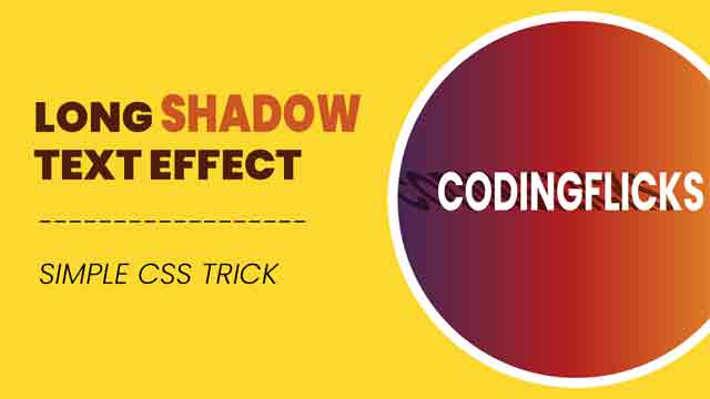 Long Text shadow Effect Using HTML & CSS | CSS Tricks Long Text shadow Effect Using HTML & CSS | CSS Tricks