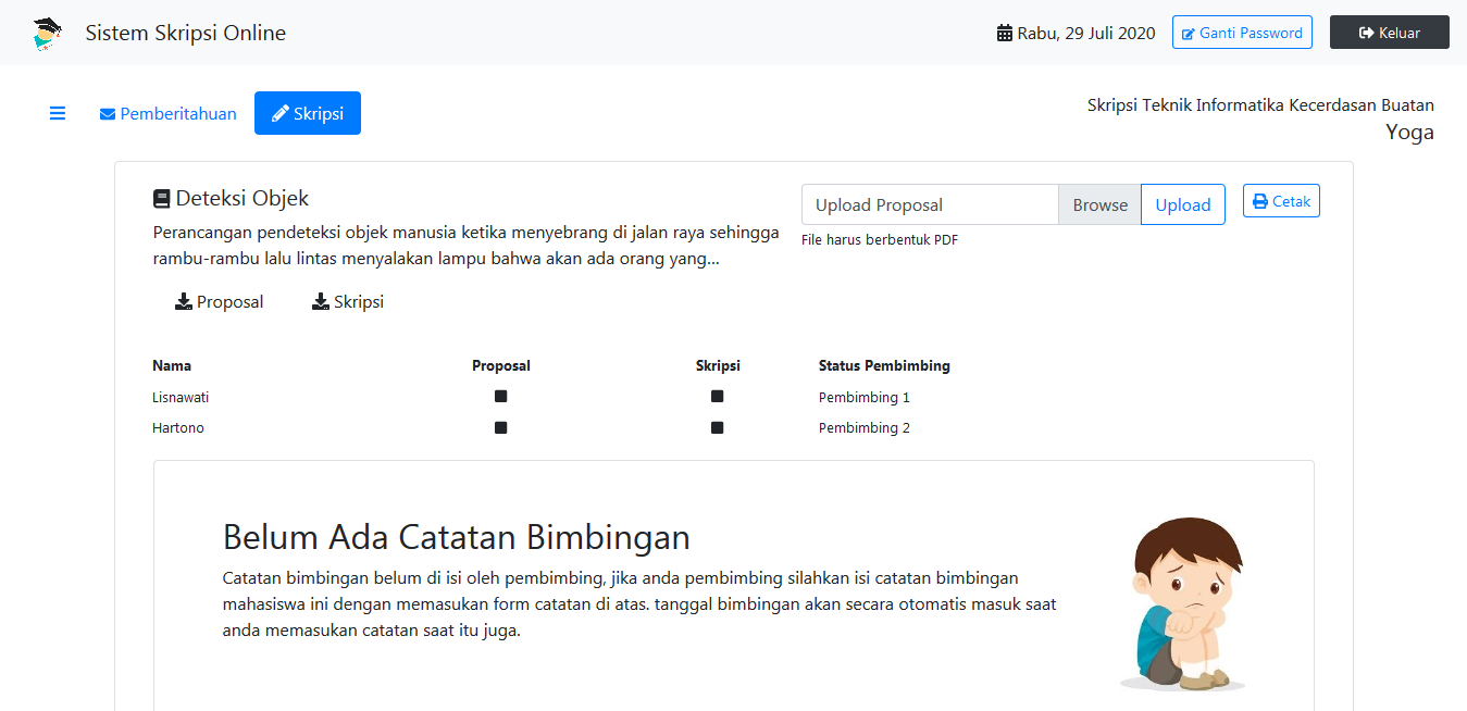 Source Code PHP Sistem Informasi Bimbingan Skripsi Berbasis WEB dengan CI Source Code PHP Sistem Informasi Bimbingan Skripsi Berbasis WEB dengan CI
