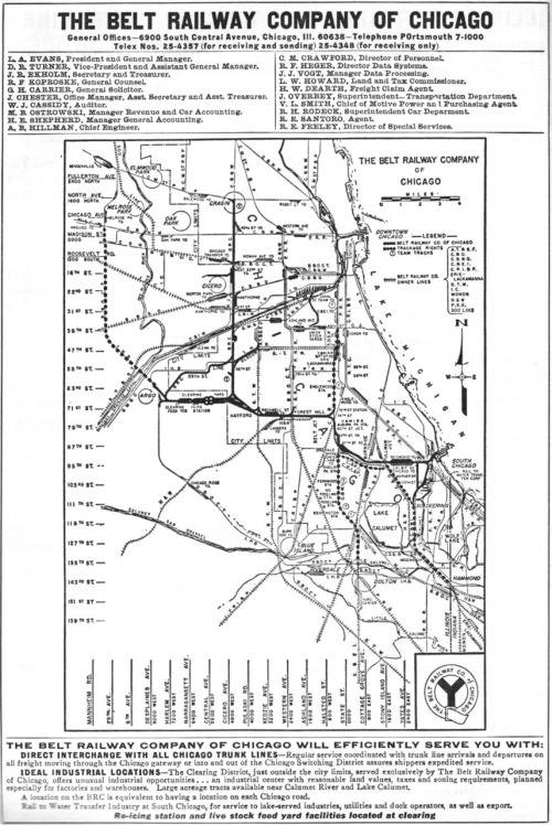 Industrial History: BRC: Belt Railway Company of Chicago Overview