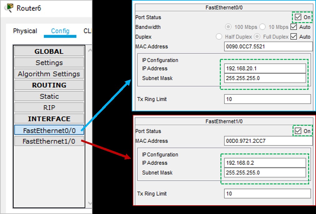 Perancangan Routing Static dengan 2 router di Cisco + Download FIle ...