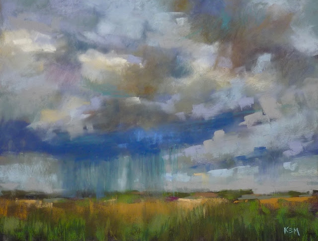 Painting My World: How to Paint Rain with Pastels