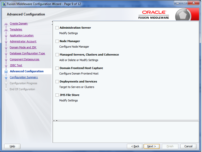 Soa 12c Create Weblogic Server Compact Domain Oracle Fusion Middleware Blog