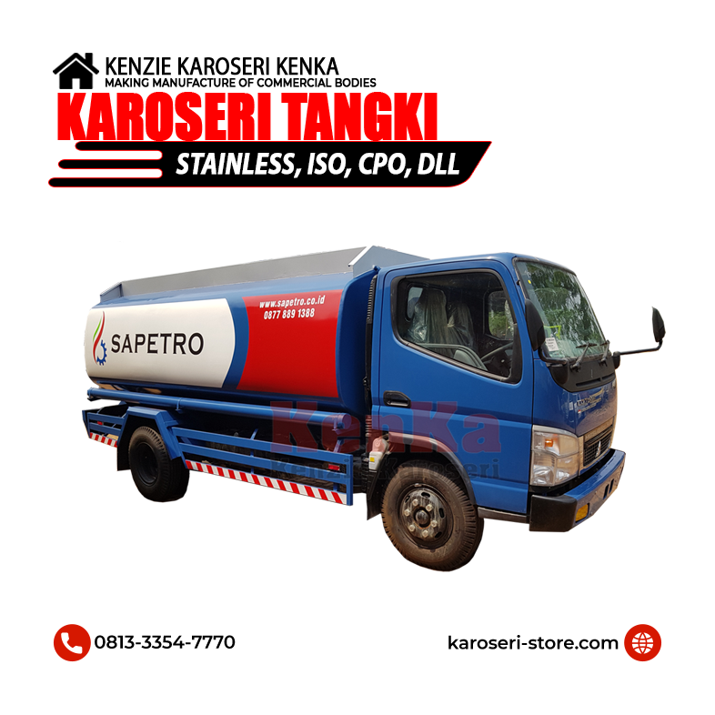 TRUK TANGKI 5000 LITER - KAROSERI TANGKI