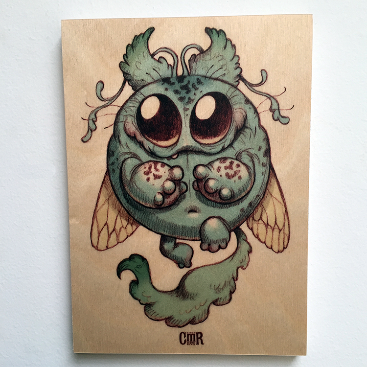 INSIDE THE ROCK POSTER FRAME BLOG: Chris Ryniak Springwings Print On Wood