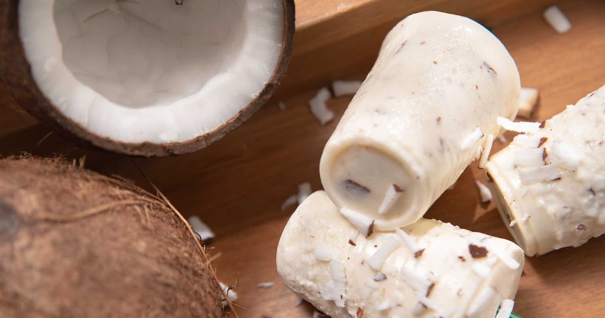 como hacer helados de coco en vasitos