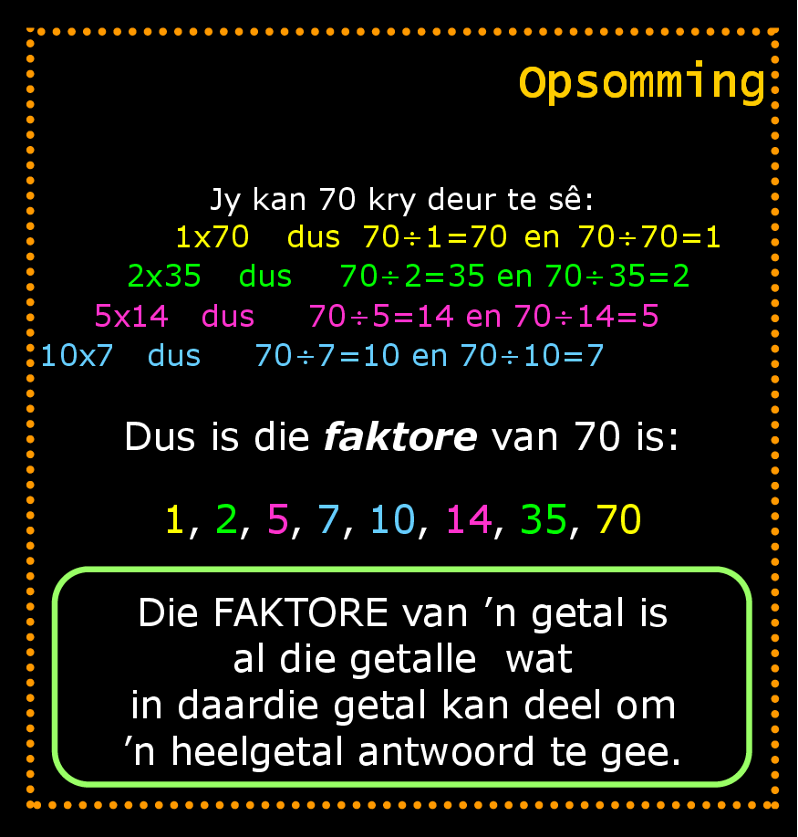 Lana Hitge: Week 3: Faktore